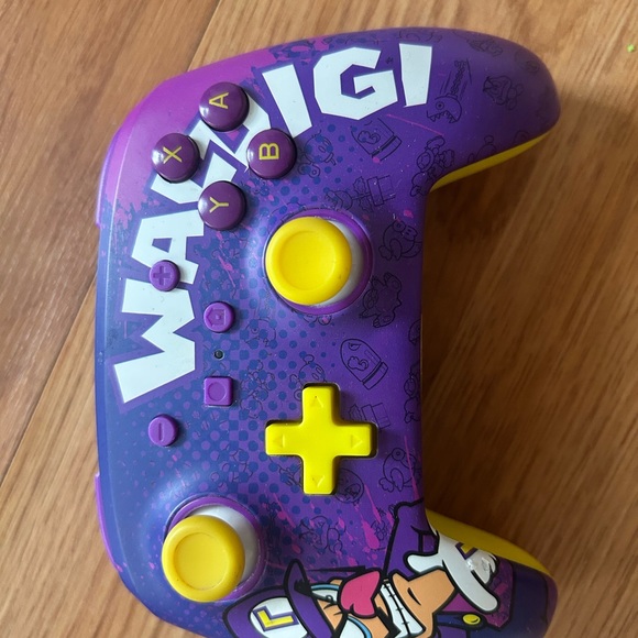 Video Games & Consoles | Waluigi Themed Wireless Controller Purple And ...